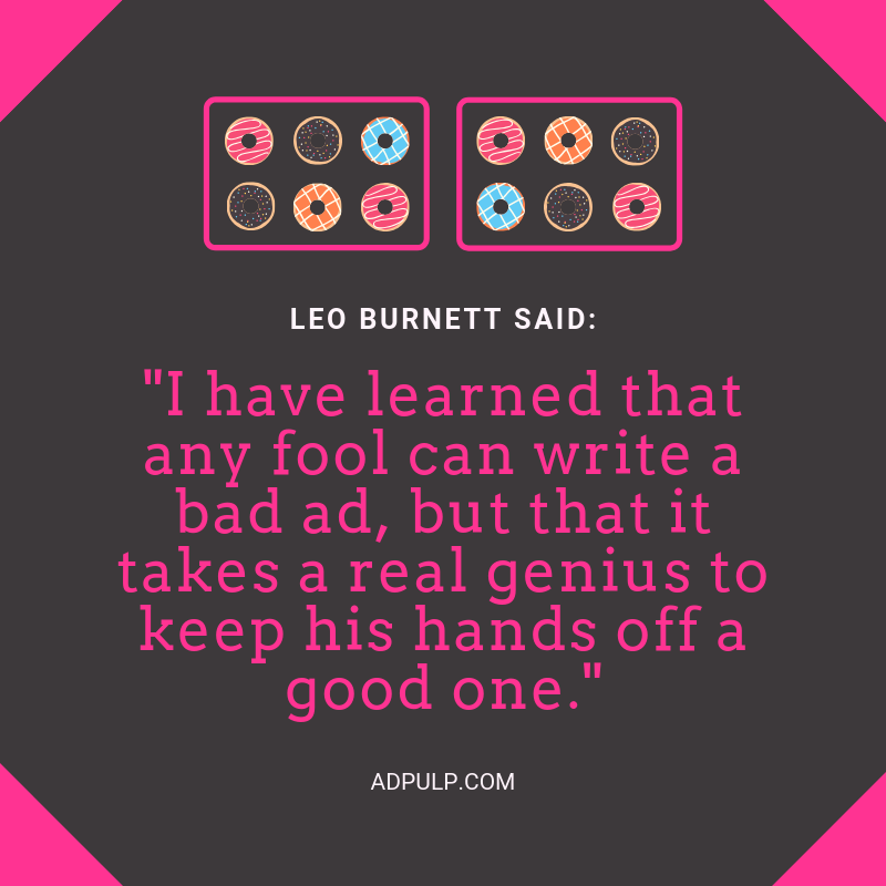 Leo Burnett, Ad Legend - Adpulp